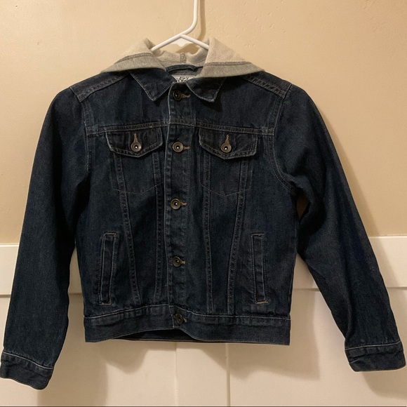 1989 Place | Jackets & Coats | 989 Place Denim Hooded Jacket Mm 78 ...
